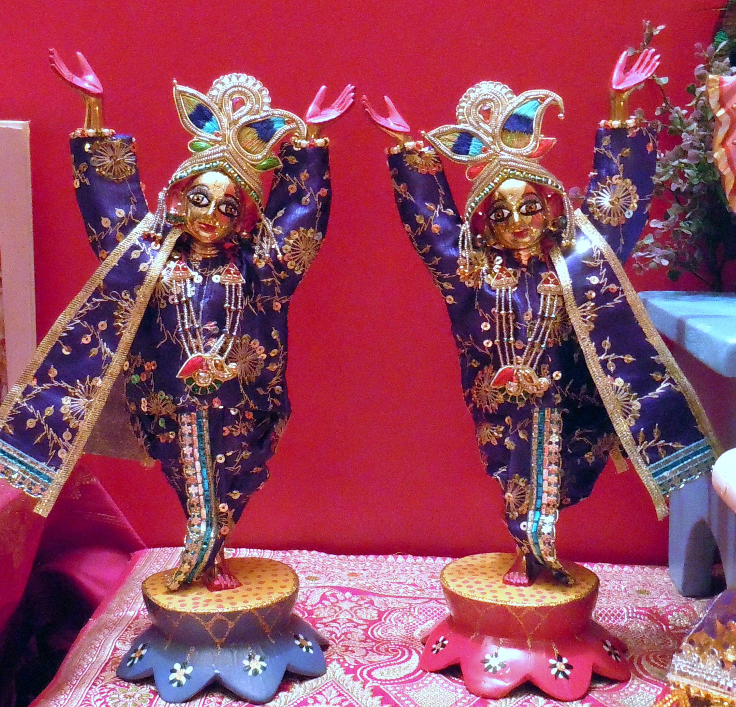 Gaura Nitai Deities (Brass 12")